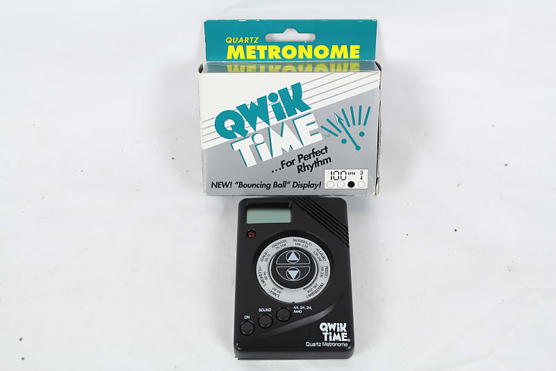 Qwik Time QT7 Quartz Metronome For Perfect Rhythm - New in | Reverb