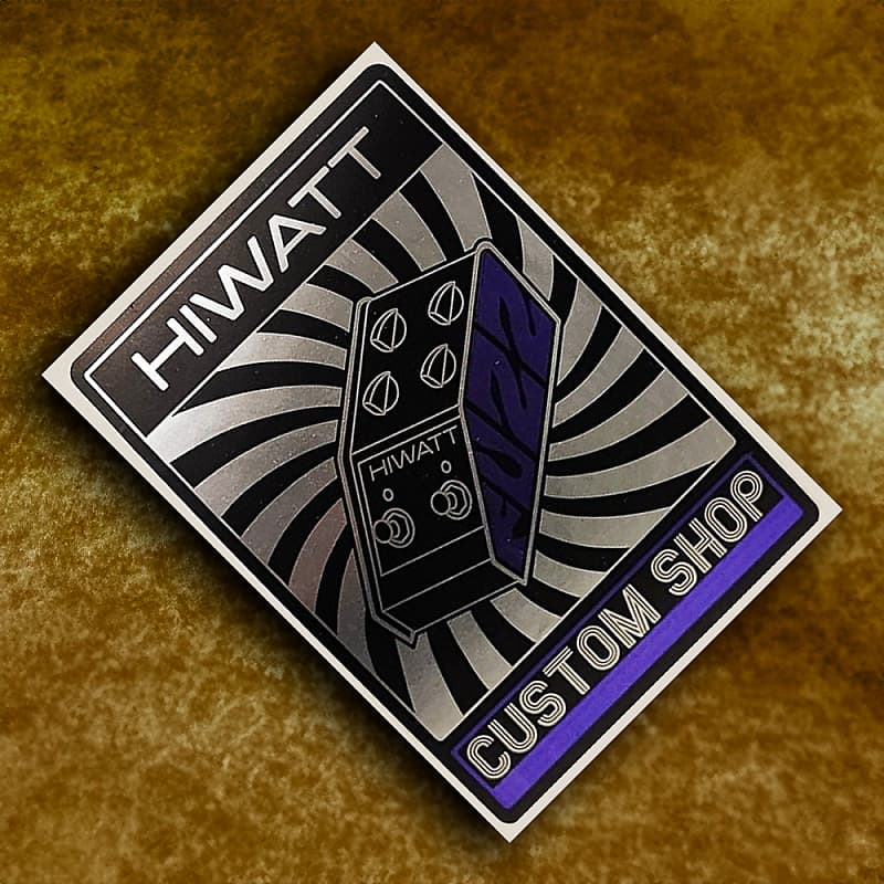 HIWATT CUSTOM SHOP FILTER FUZZ MKII PEDAL MK II STICKER | Reverb