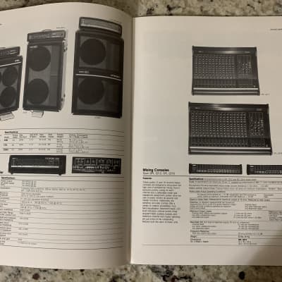 Sunn Catalog & Price List 1982 Colosseum Beta & More | Reverb