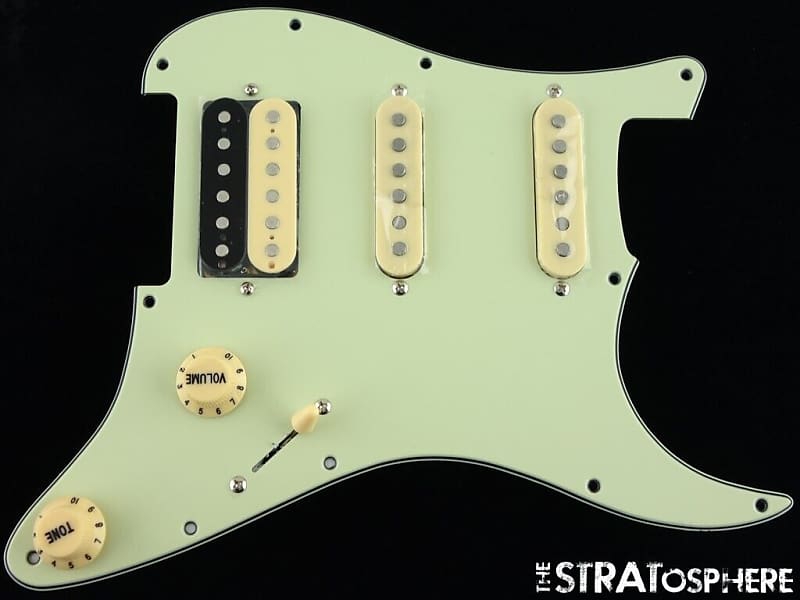 *NEW HSS Alnico 5 LOADED PICKGUARD for Fender *HSS* Strat | Reverb