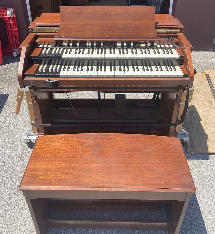 Hammond C3 Organ-Pedal-Bench-Dolly | Reverb