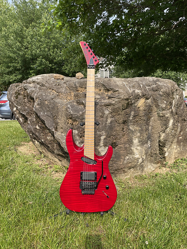 Hamer USA Californian 1991 - Trans red | Reverb