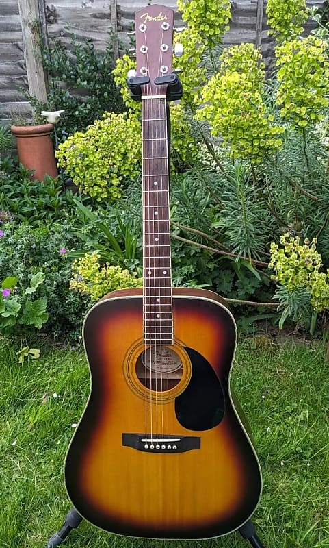 Fender CG-19CE Acoustic Dreadnought + Padded Case - | Reverb UK