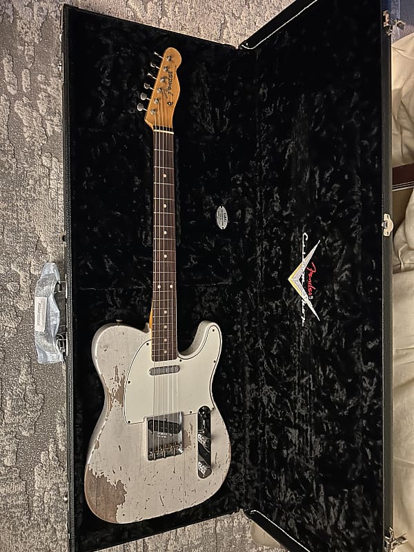 Fender Telecaster Custom Shop Heavy Relic White 2923 /1962 | Reverb