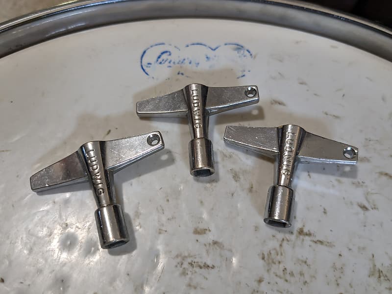 Lot of Three (3) Vintage Ludwig Drum Keys | Reverb
