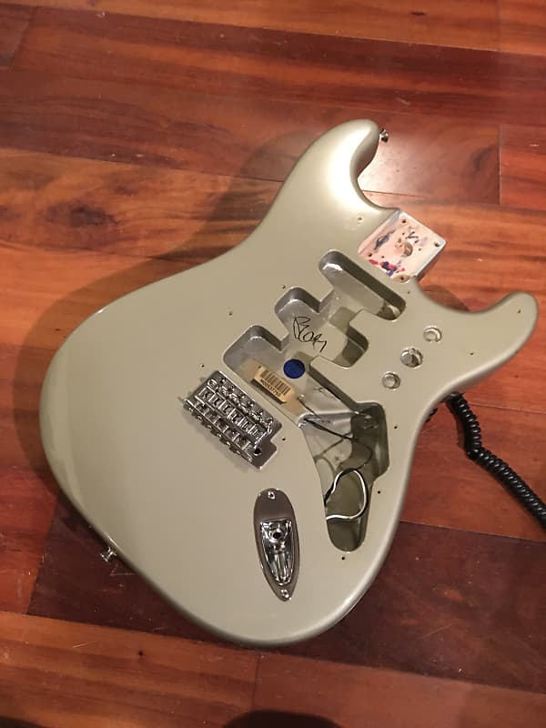 Fender Standard Strat Stratocaster FSR Inca Silver Alder Body | Reverb