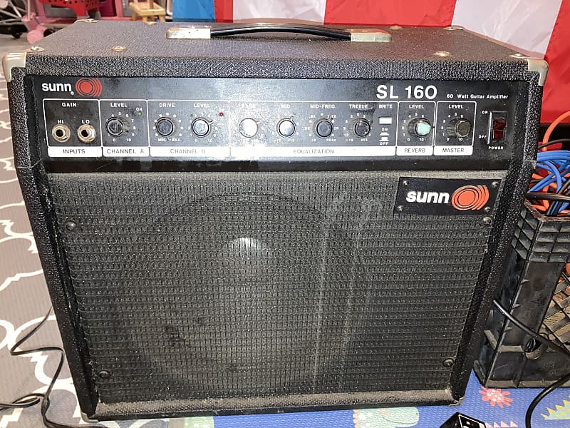 Sunn Sl160 1980s - Black | Reverb