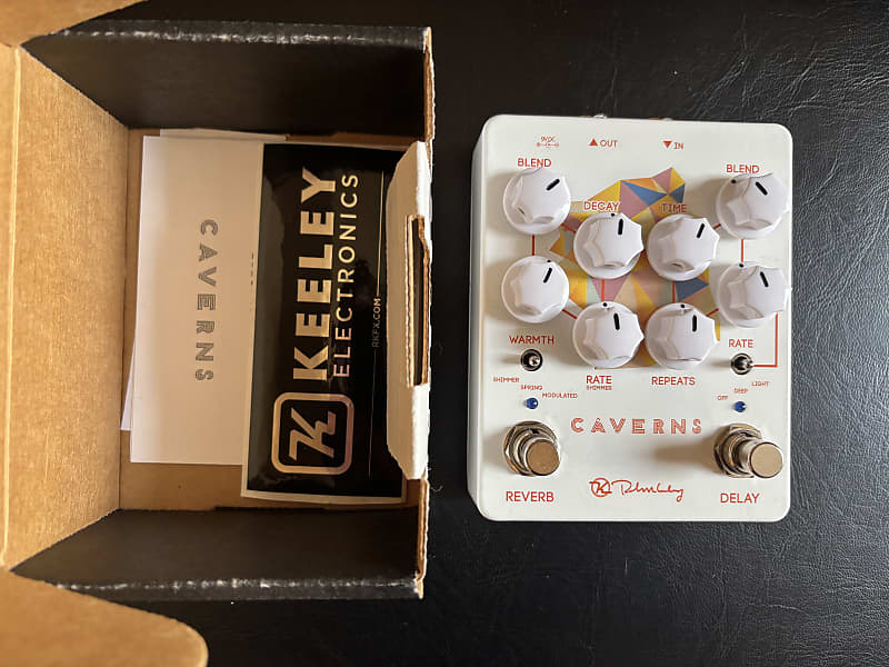 Keeley Caverns Reverb / Delay V2 2017 - Present - White | Reverb