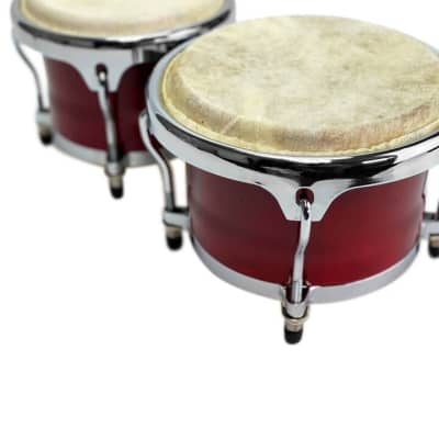 Zension 8" and 9" BONGO DRUMS - Latin Percussion Bongos Set | Reverb