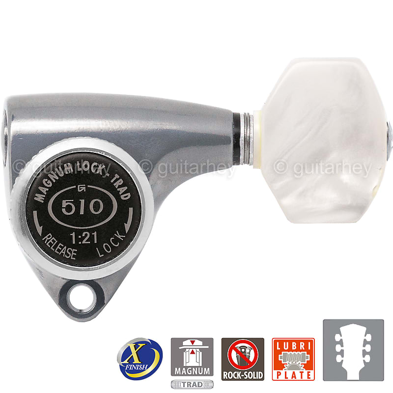 NEW Gotoh SGV510Z-P7 MGT L3+R3 LOCKING Tuners Set 3x3, | Reverb