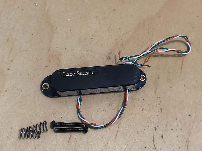 2017 USA Lace Sensor Hot Gold Black Neck Single Coil | Reverb UK