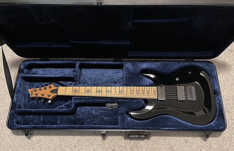 Schecter JL7 Jeff loomis seven string - string thru Gloss | Reverb