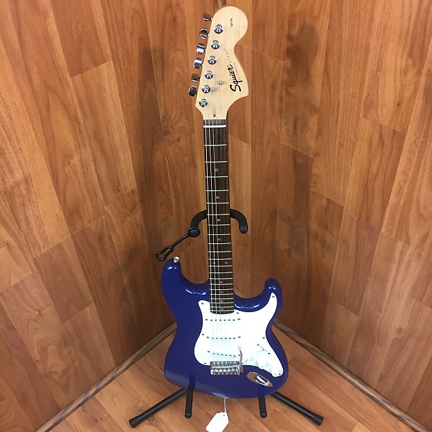 Squier Stratocaster Blue Electric | Reverb