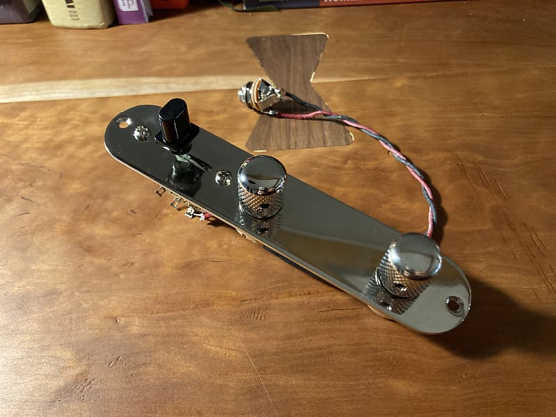 Premium Wired 3-Way Tele Control Plate | Reverb