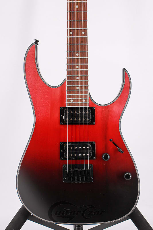 Ibanez Standard RG421EX Electric Guitar Transparent Crimson | Reverb
