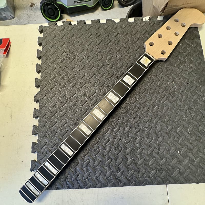 Musikraft 8-String Bass Neck Ebony Bound | Reverb