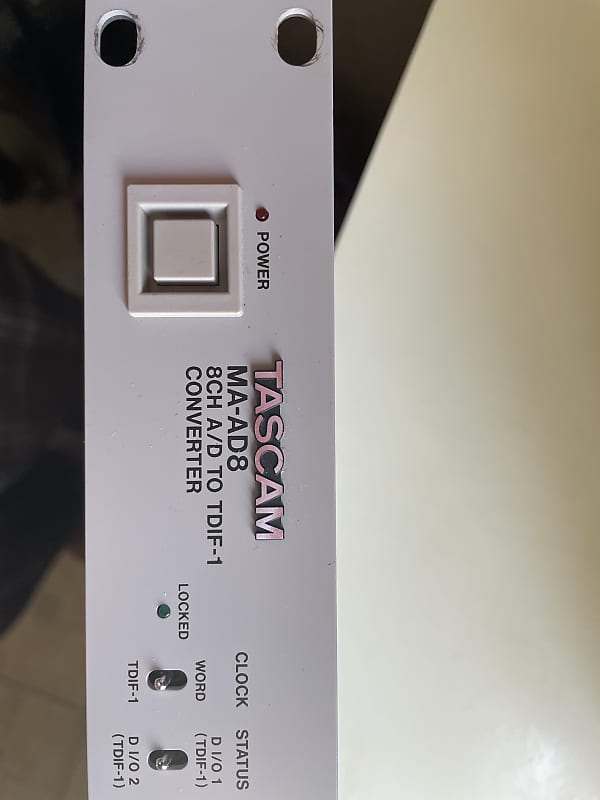 Tascam MA-AD8 - 8 Channel A/D to TDIF-1 Converter, w/ TDIF | Reverb