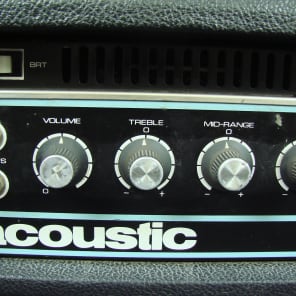 Vintage Acoustic 370 375-Watts Bass Amplifier Head | Reverb