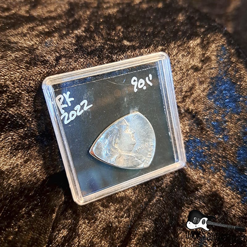 The Original Coin Guitar Picks 90% Silver Ben Franklin Coin | Reverb