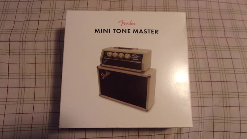 New Fender Mini Tone Master Portable Small Practice Guitar | Reverb