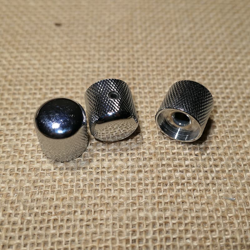 3 Knobs Chrome, Genuine 2009 ESP LTD EC-401VF #DK10 | Reverb