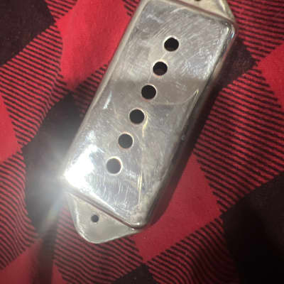 Nickel Silver Dogear P90 Cover for Epiphone Casino - Aged | Reverb