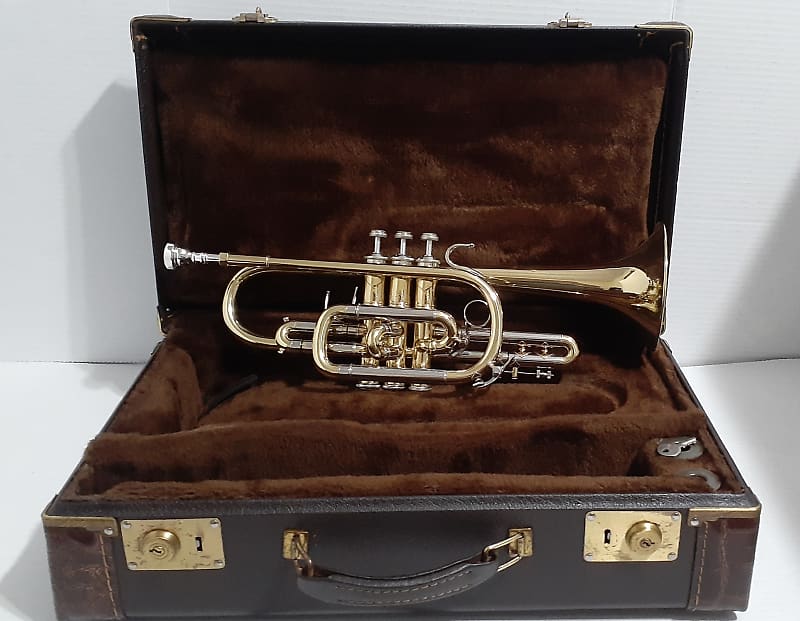 Bach Stradivarius #M/L Bore Cornet #37 , Bach 6 mouthpiece & | Reverb