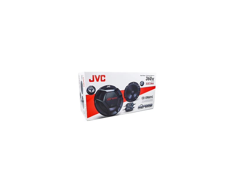 Jvc CS-DR601C 720W Peak (120W RMS) 6.5" DRVN Series 2-Way | Reverb