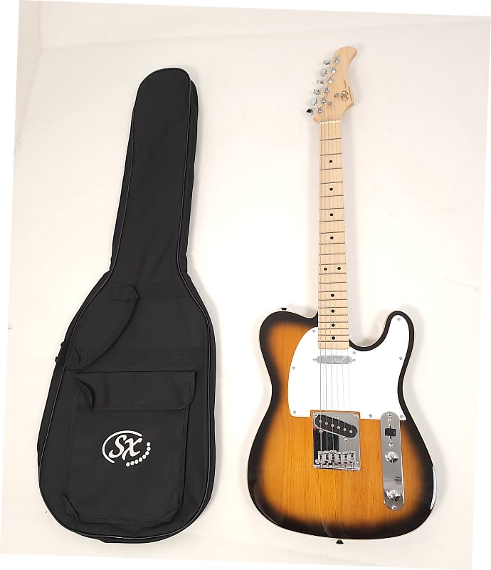 SX Furrian MN Alder BI 2TS Electric Guitar Double Bound Body | Reverb