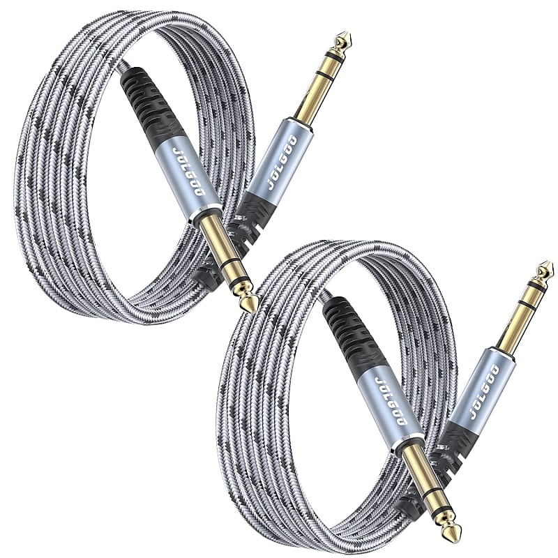 1/4 Inch Trs Instrument Cable 6.6Ft 2-Pack, 1/4 Guitar Cable, | Reverb