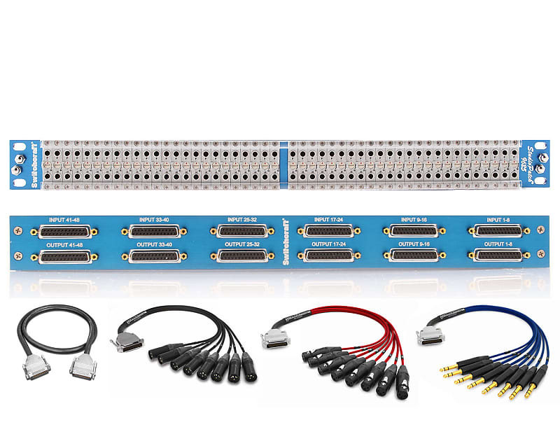 Switchcraft StudioPatch 9625 TT Patchbay | 8 Custom 10ft. | Reverb