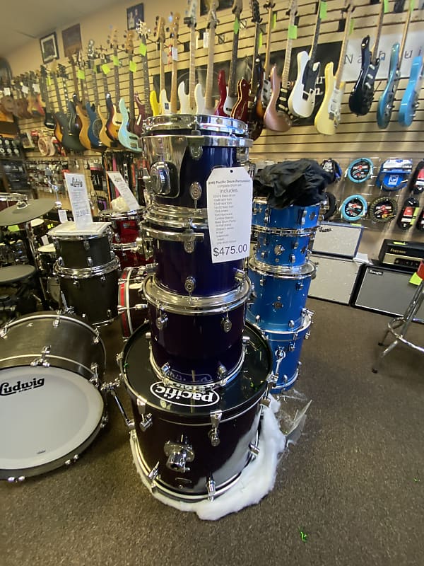 PDP 5-Piece Drum Kit w/Cymbals & Hardware - Blue | Reverb