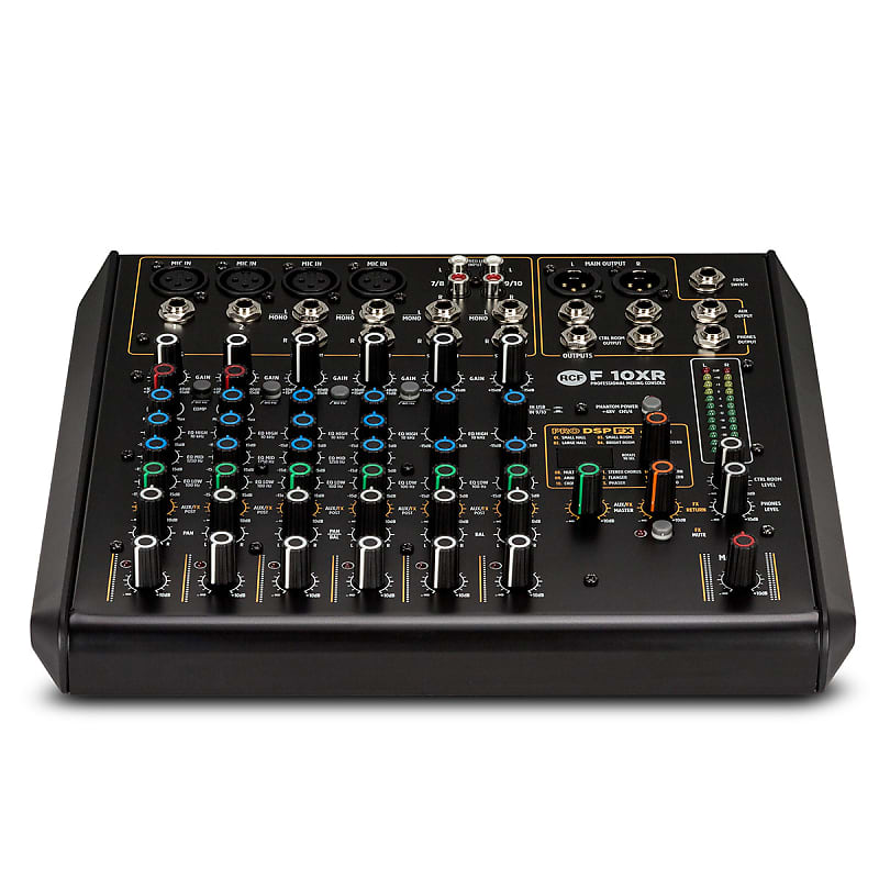 RCF F 10XR 10-Channel USB Mixer with DSP Effects | Reverb