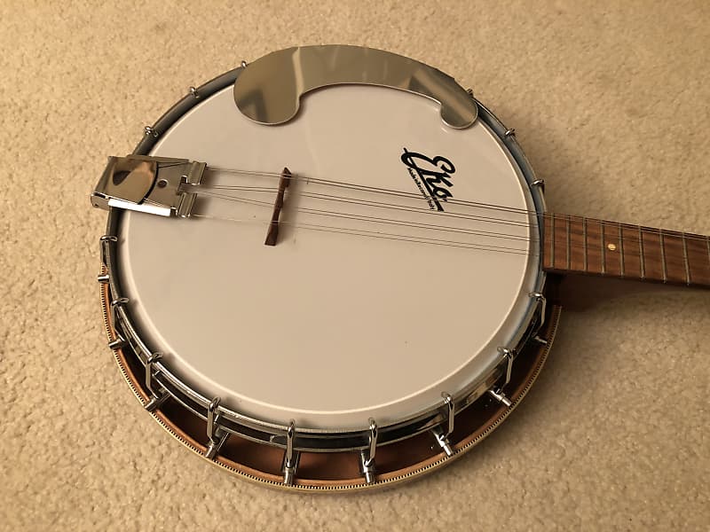 Vintage Eko Banjo Mandolin Manjo Banjolin & Gigbag | Reverb