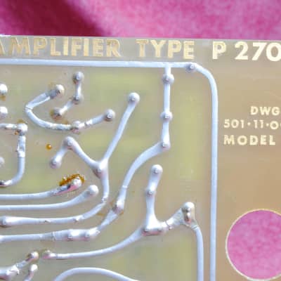 Scully 270 Playback Amplifier Card 1965 | Reverb