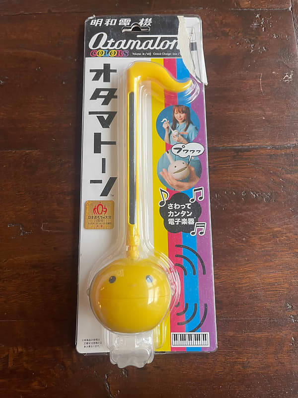 Otamatone Classic Yellow Japanese Portable Synthesizer | Reverb