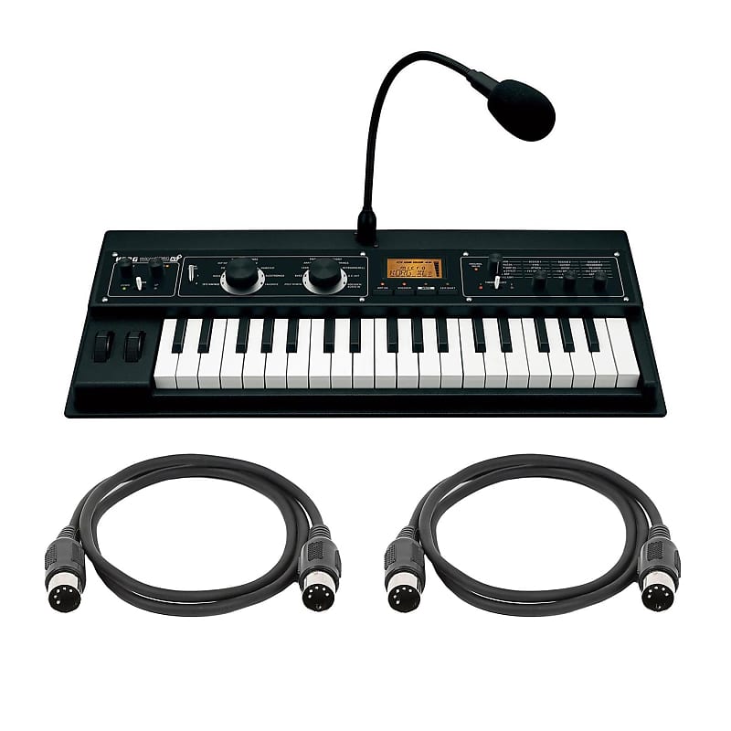 Korg microKORG XL+ Synthesizer w/ MIDI Cables Bundle | Reverb