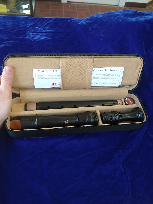 New Moeck Rottenburgh Alto Recorder Model 4307 - Grenadilla | Reverb