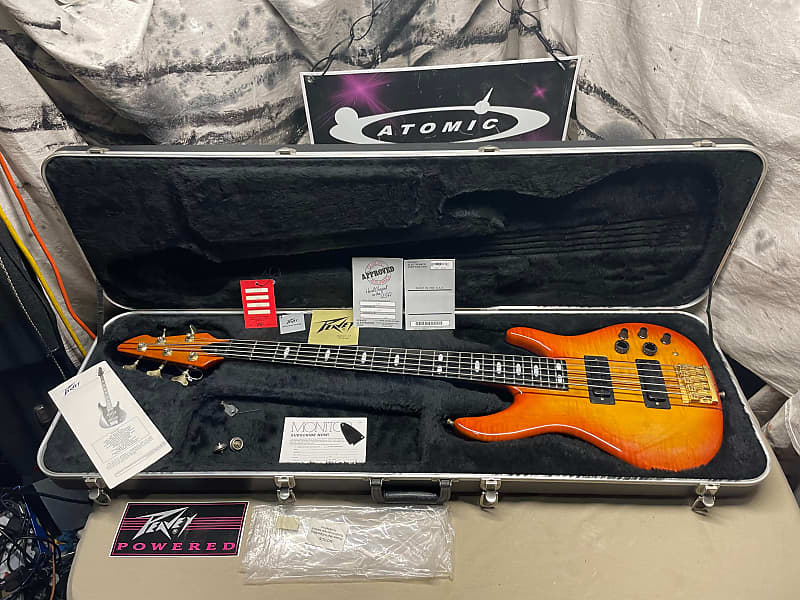 Peavey TL-Five TL-5 5-string Bass with Case | Reverb
