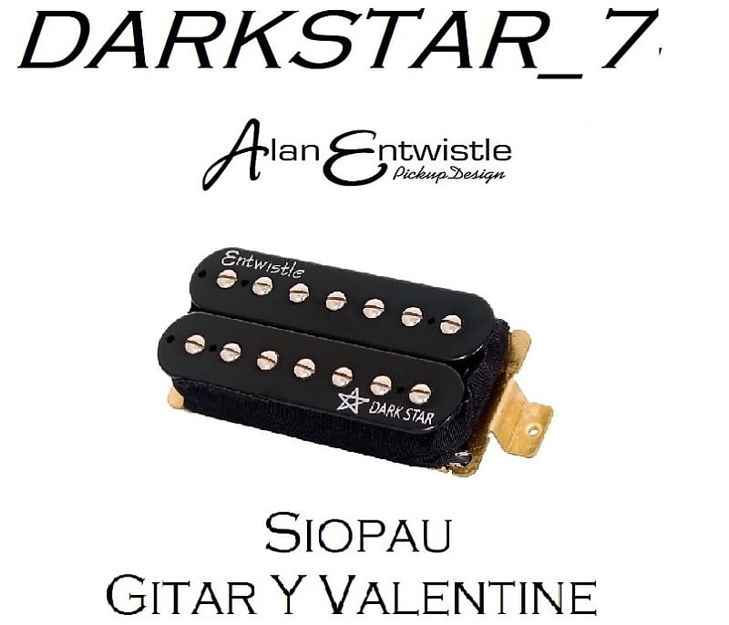Alan Entwistle Darkstar 7 Humbucker 7 String Neck | Reverb UK