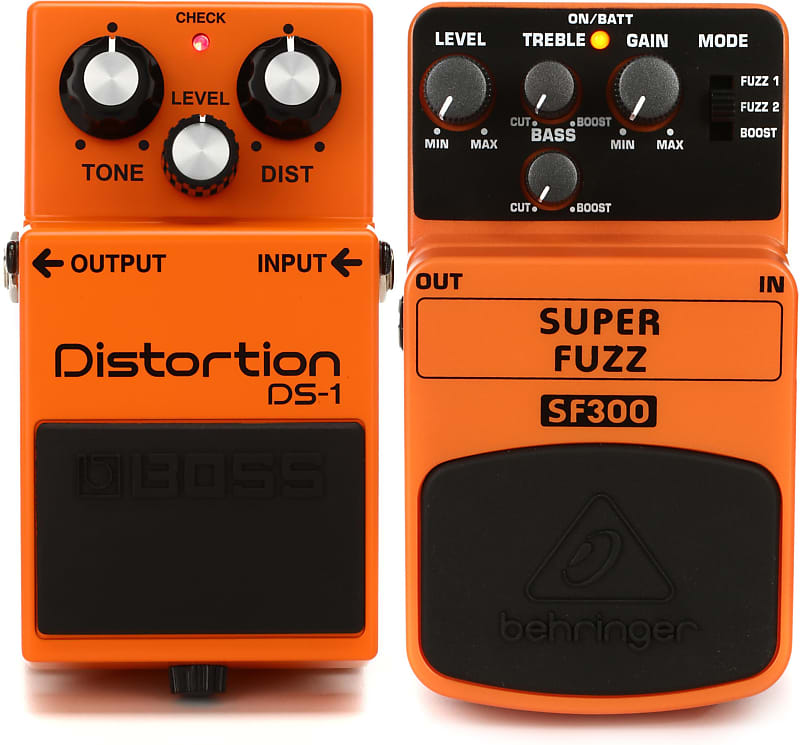 Boss DS-1 Distortion Pedal Bundle with Behringer SF300 Super | Reverb