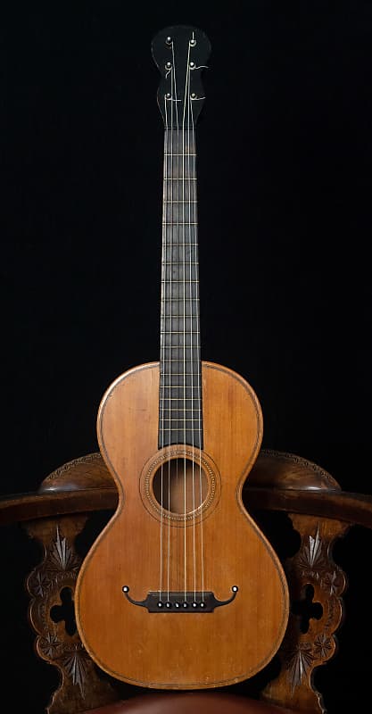 Original 19th Century Romantic Guitar | Reverb