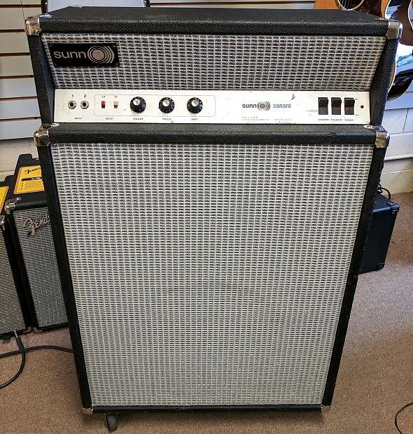 Late 60's Sunn Sonaro Bass Guitar Combo Amp. 40w, All Tube, | Reverb