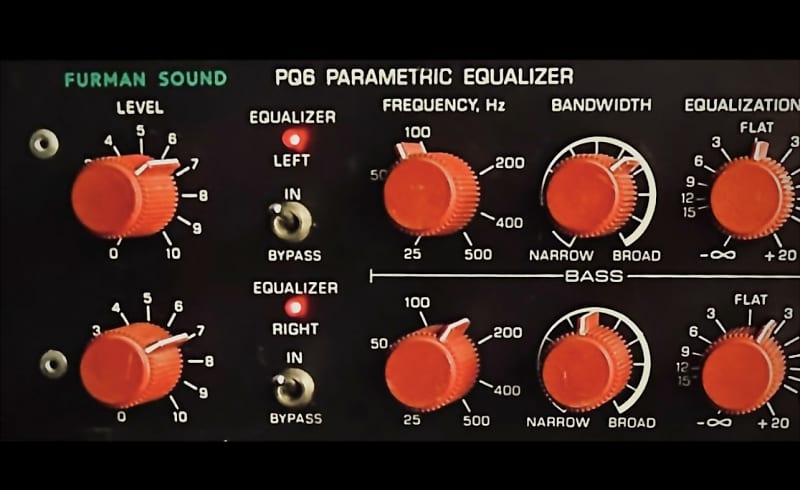 Furman PQ6-Parametric Equalizer/Preamplifier Serial # D-0293 | Reverb