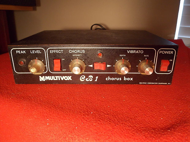 Rare Multivox CB-1 Chorus Vibrato Box Excellent Working | Reverb