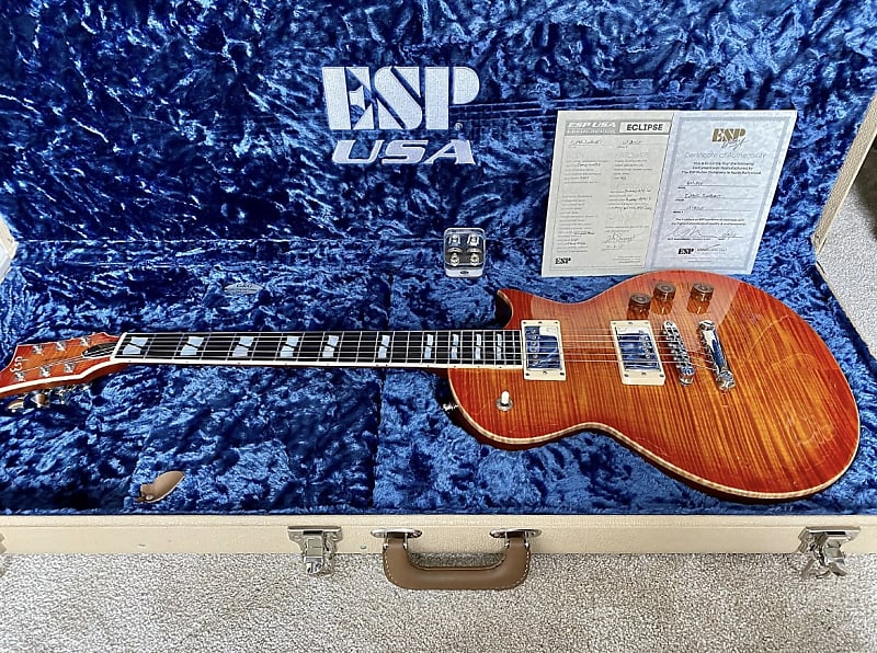 ESP USA Eclipse 2018 - Copper Sunburst. Excellent! | Reverb