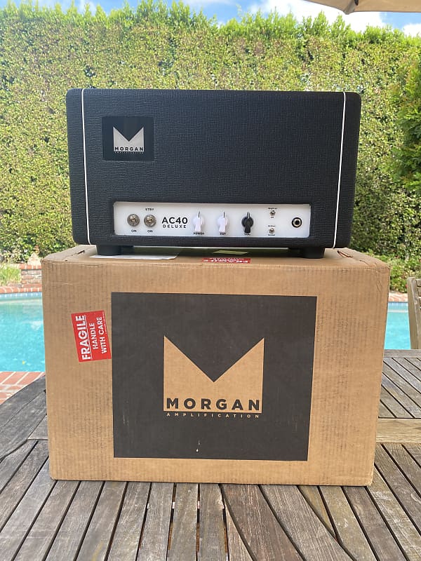 Morgan AC40 Deluxe 2017 Black Tolex | Reverb