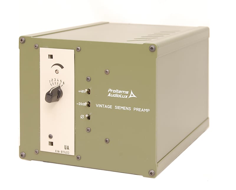Super Rare Vintage Siemens UA 811403 Mic Preamp Class-A | Reverb