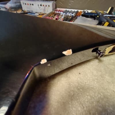 Jackson Randy Rhodes 1984 - Black with brass pickguard | Reverb