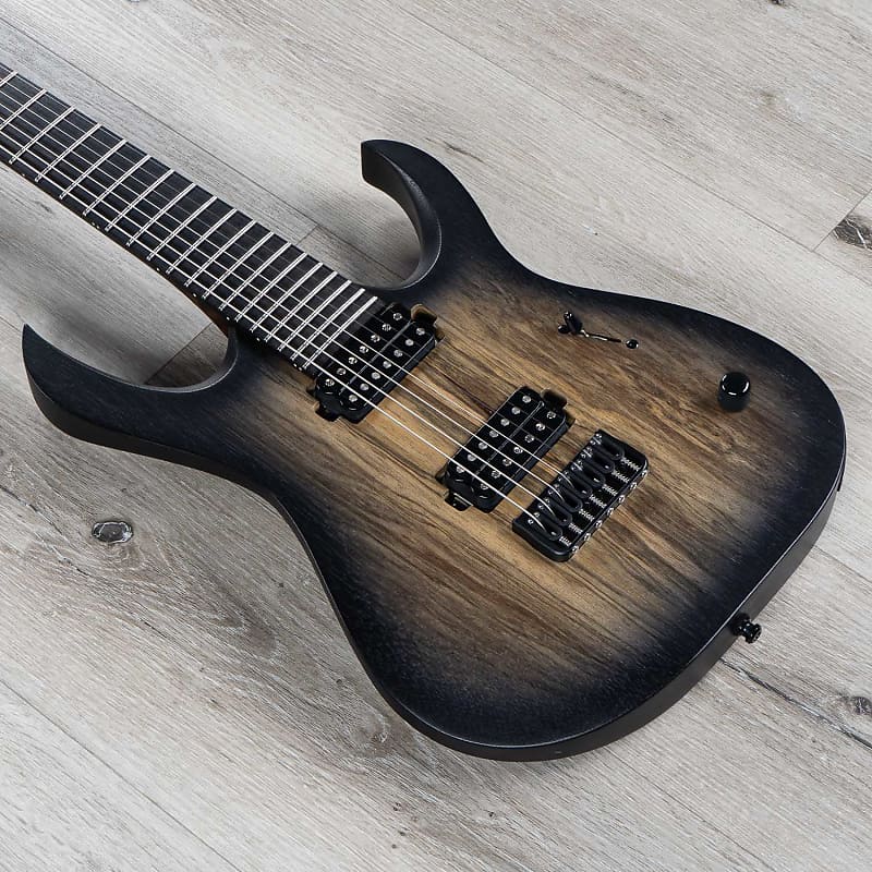 Mayones Duvell BL 7 Guitar, 7-String, Black Limba Body, Black | Reverb